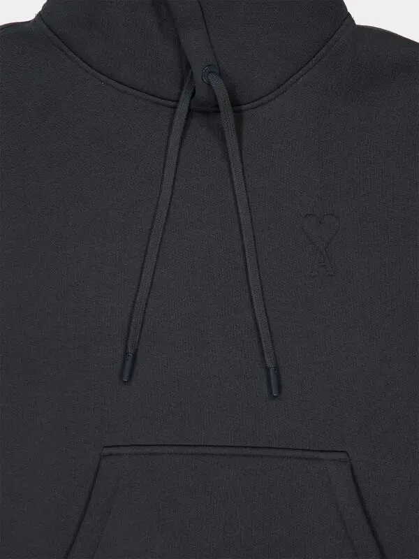 Ami Embossed Logo Hooded Sweatshirt
