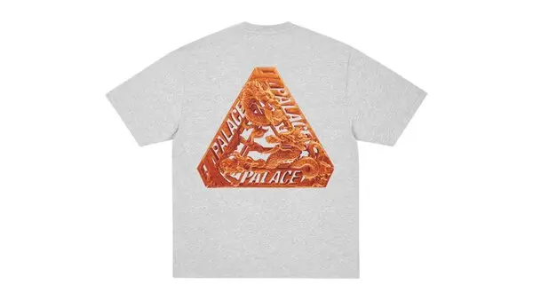 PALACE Hong Kong Exclusive Dragon Triferg T-shirt - Grey