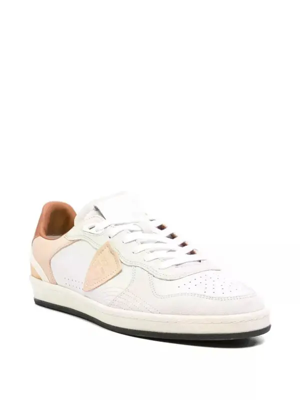 Philippe Model Suede Panelled Sneakers