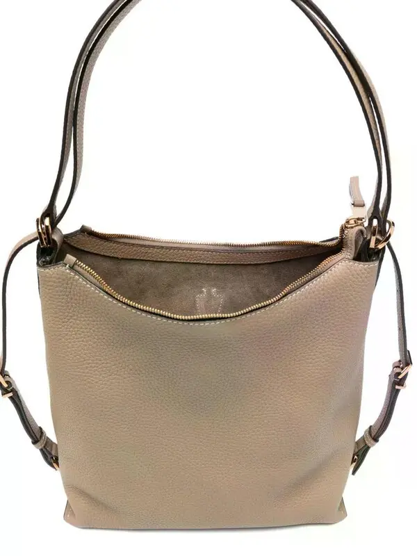 TOD'S Buckle Leather Tote Bag