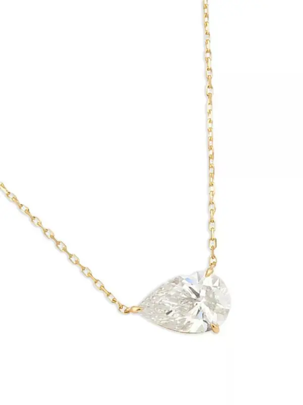 PERSEE 9k Yellow Iris Diamond Necklace