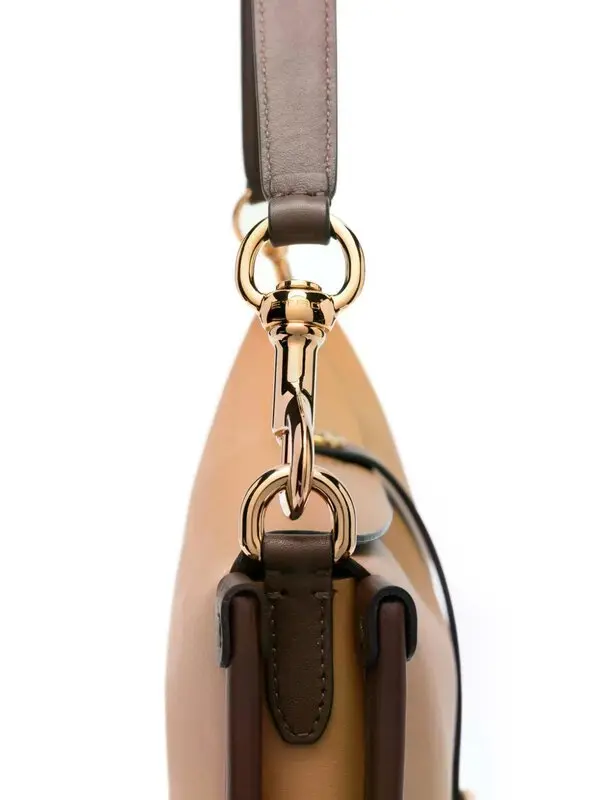 Etro Leather Tote Bag - Brown