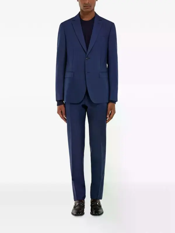 FERRAGAMO Wool And Mohair Suit - Blue