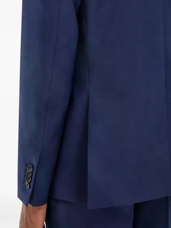 FERRAGAMO Wool And Mohair Suit - Blue