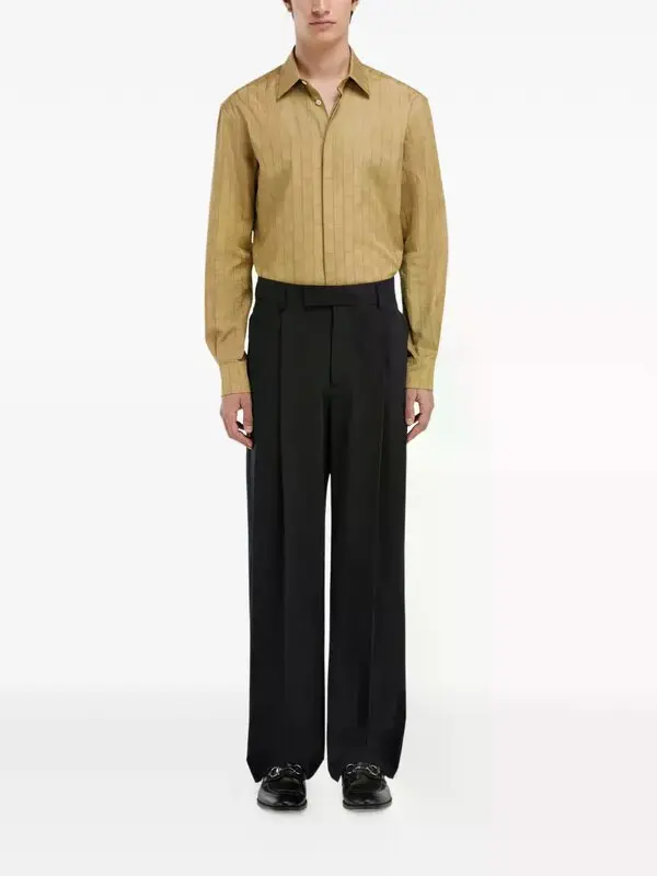 FERRAGAMO Monogram Sport Shirt - Neutrals