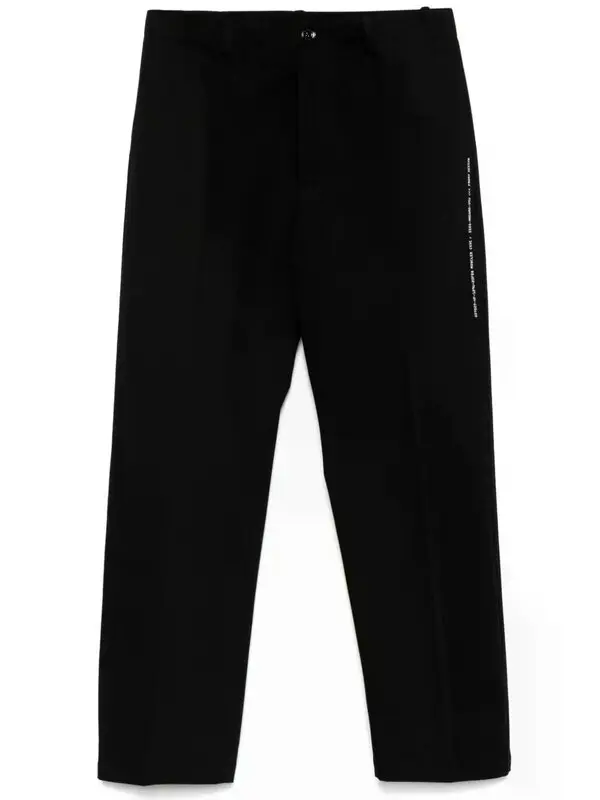 Moncler X Frgmt Cotton Trousers - Black
