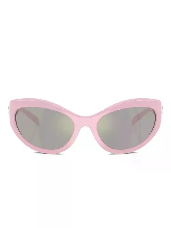 Versace Medusa-motif Cat-eye Sunglasses - Pink