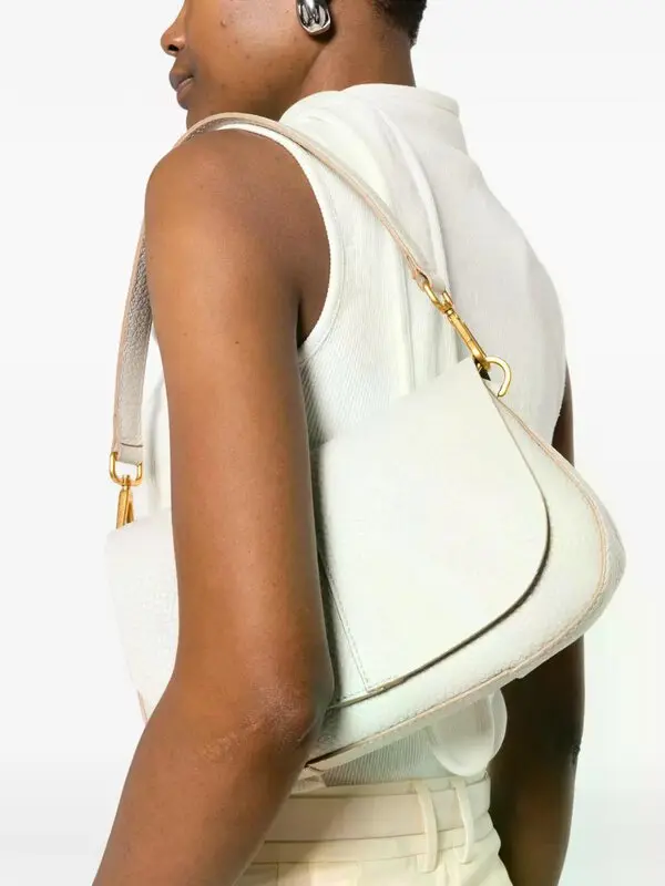 GIANNI CHIARINI Helena Round Shoulder Bag - Neutrals