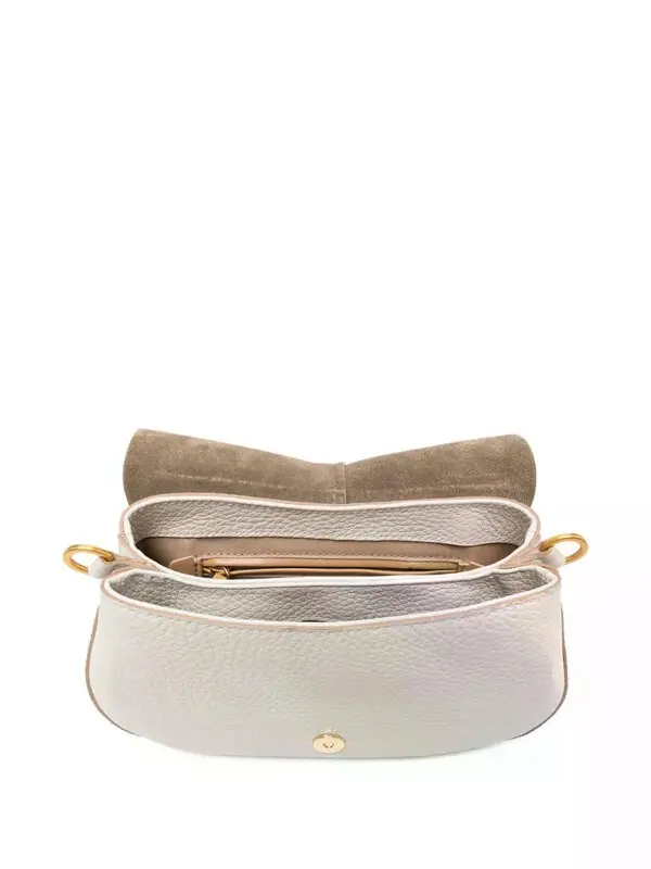 GIANNI CHIARINI Helena Round Shoulder Bag - Neutrals