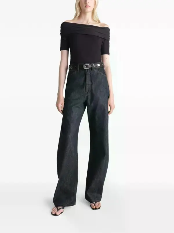 LEMAIRE High-waisted Wide-leg Jeans