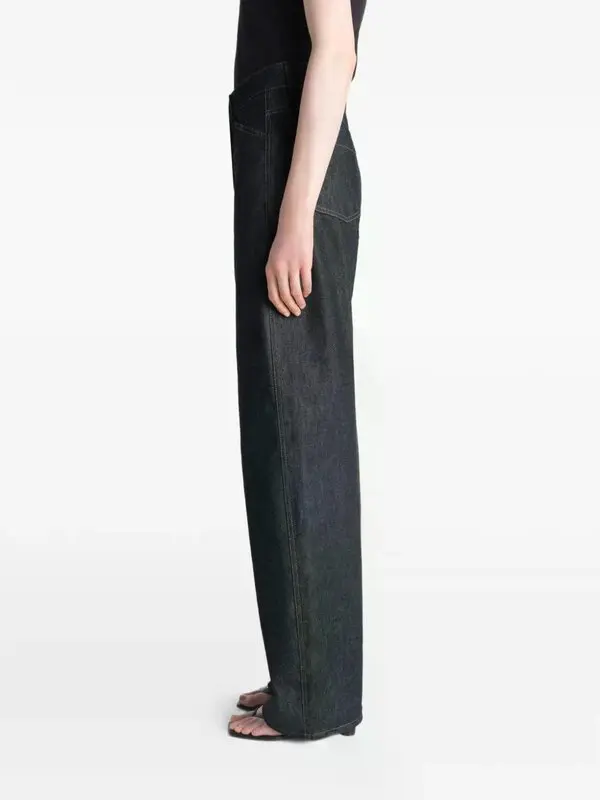 LEMAIRE High-waisted Wide-leg Jeans