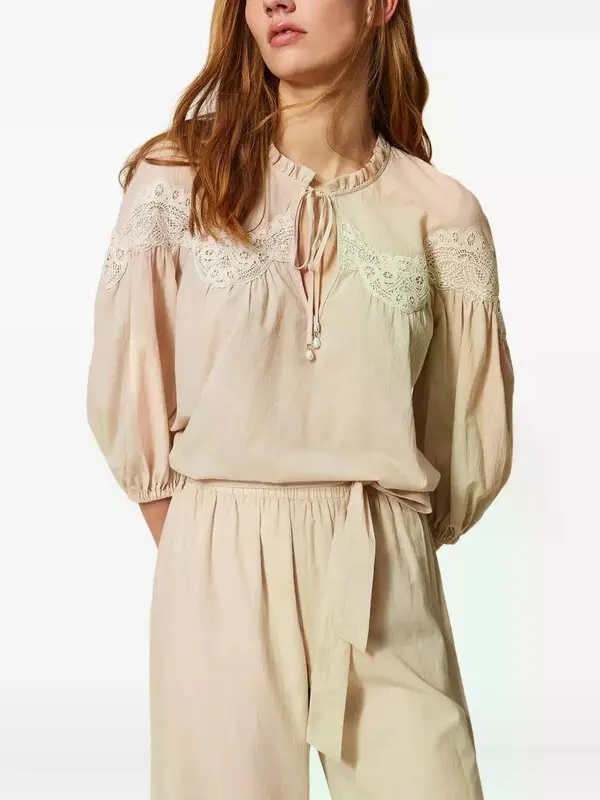 TWINSET Lace-panelling Blouse