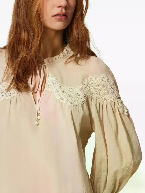 TWINSET Lace-panelling Blouse
