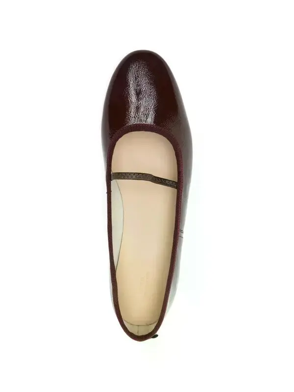 A.p.c. Patent Swan Ballet Flats - Red