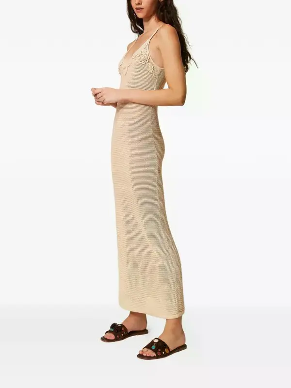 TWINSET Floral-appliqué Dress