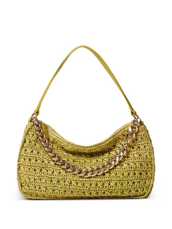 TWINSET Chain-detail Shoulder Bag - Yellow