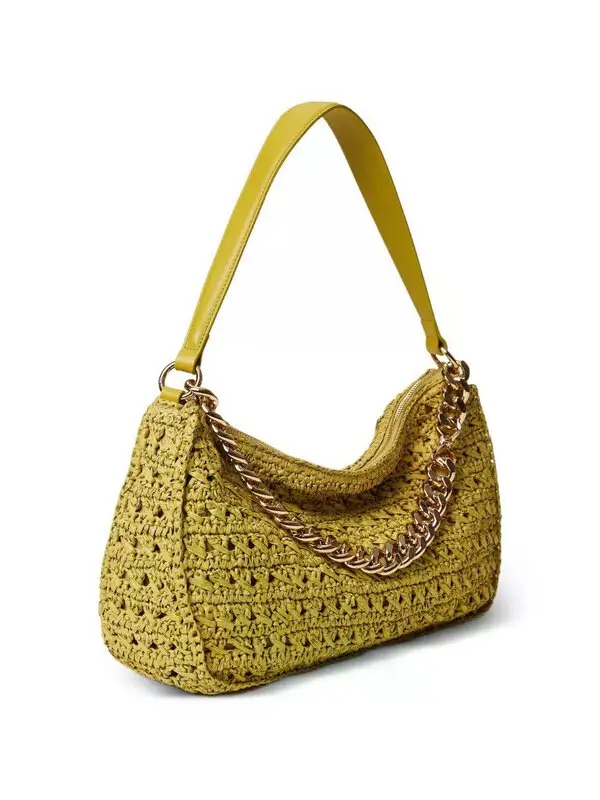 TWINSET Chain-detail Shoulder Bag - Yellow