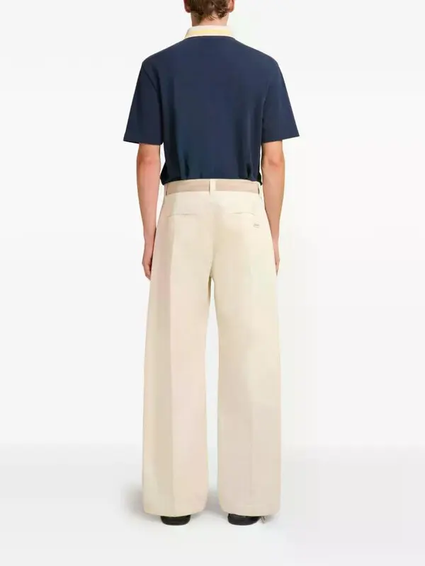 Marni Belt-loop Logo-patch Trousers