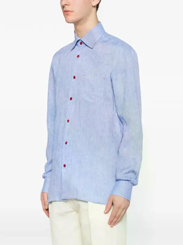 Kiton Button-up Shirt - Blue