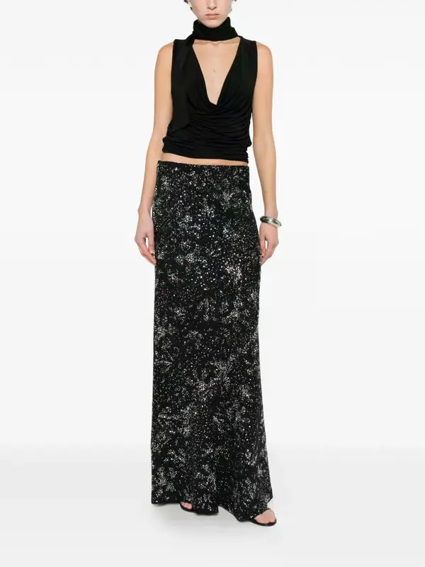 Ermanno Scervino Embellished Straight Skirt