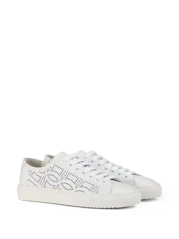 DOUCAL'S Perforated Leather Sneakers