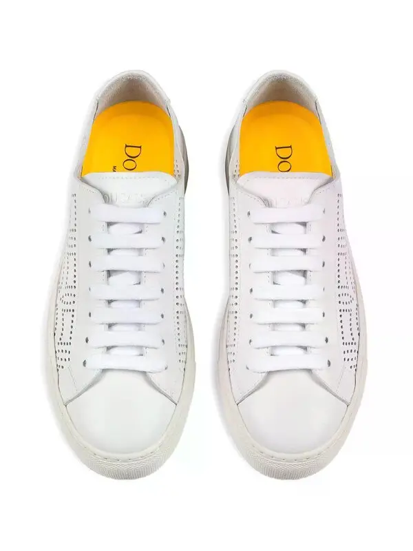 DOUCAL'S Perforated Leather Sneakers
