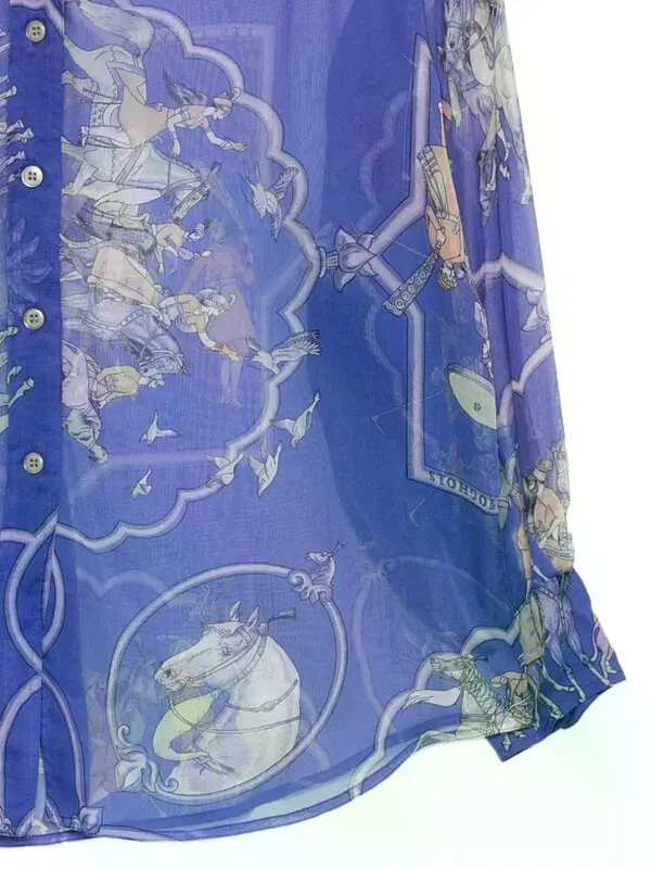 Hermès 1990s Printed Shirt