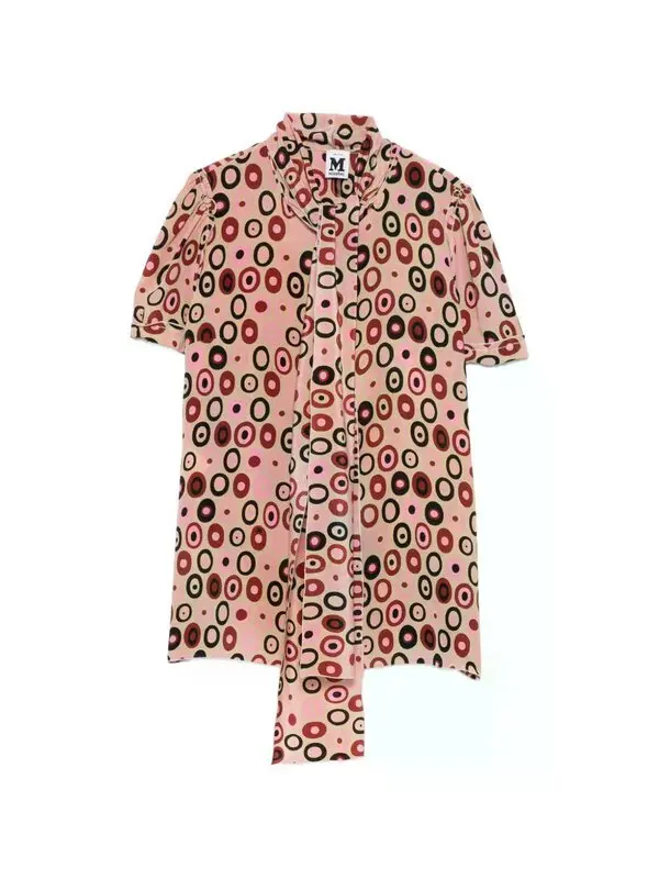 Missoni 2000s Patterned Silk Blouse