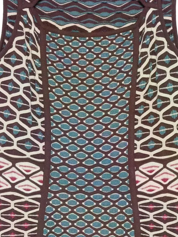 Missoni 2010s Patterned Midi Dress