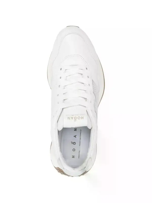 Hogan Lace-up Leather Sneakers
