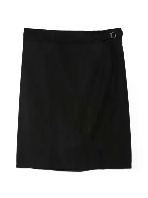 Gucci 1990s Pinstriped Skirt