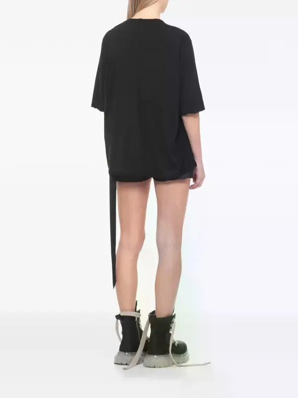 Rick Owens Walrus Tail-detail T-shirt - Black