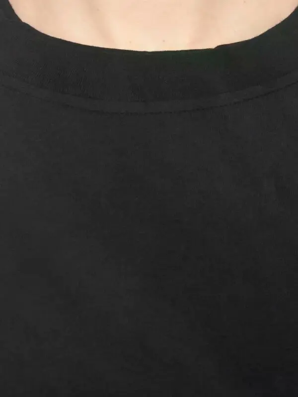 Rick Owens Walrus Tail-detail T-shirt - Black