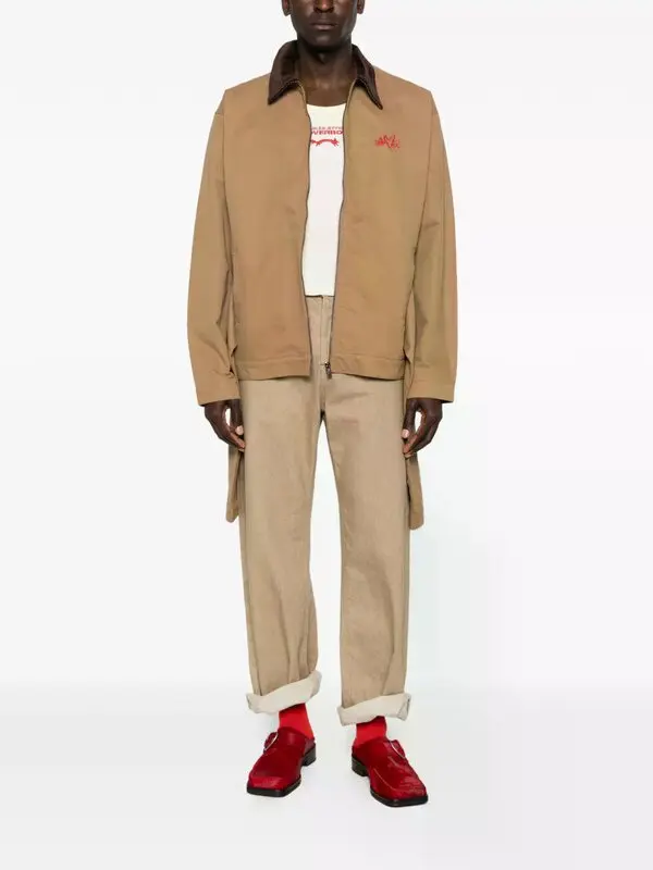 CHARLES JEFFREY Corduroy-collar Jacket