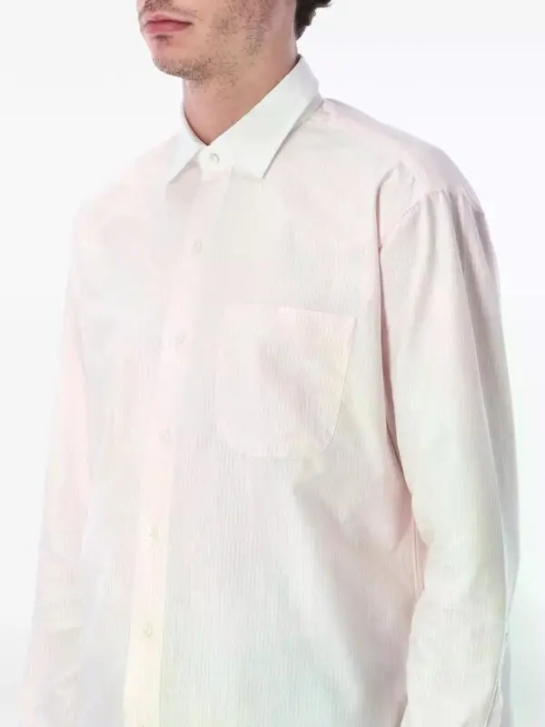 SALVATORE PICCOLO Alberto Striped Pocket Shirt