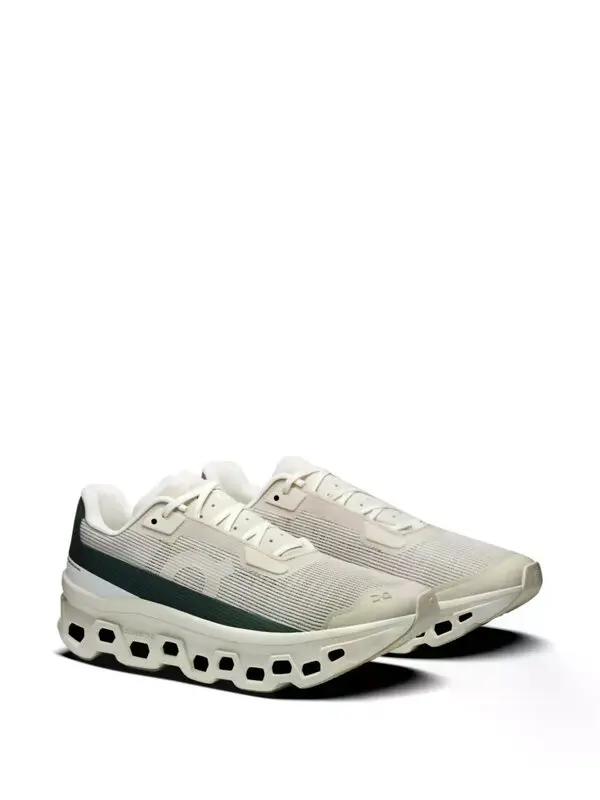 On Cloudmonster Void Logo-print Sneakers - Neutrals