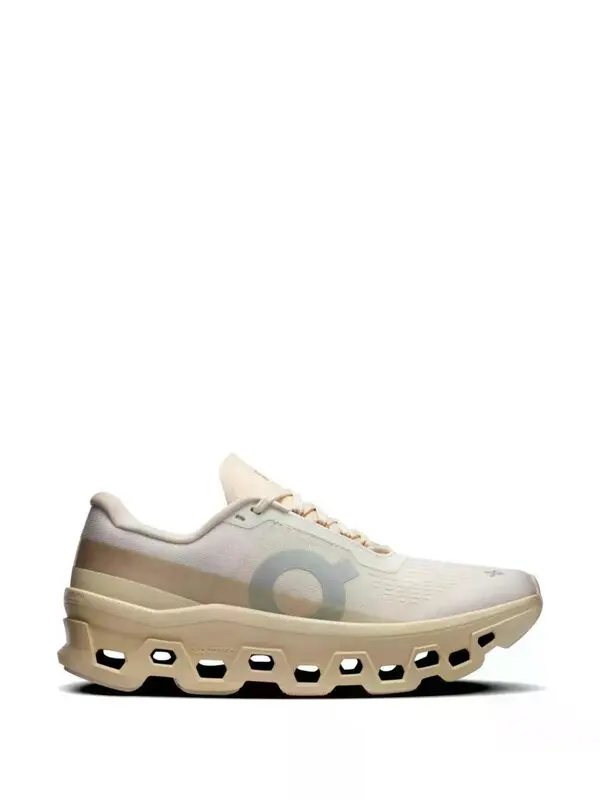 On Cloudmonster Logo-print Sneakers - Neutrals