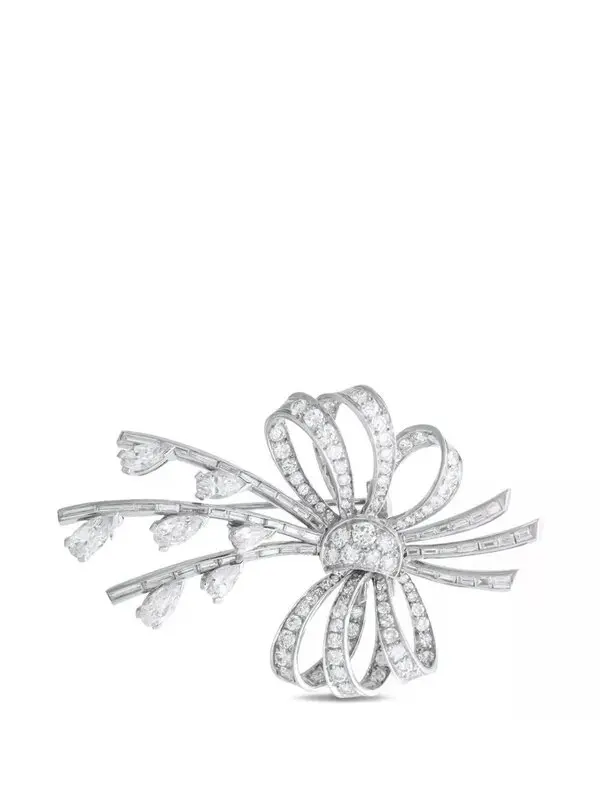 LB EXCLUSIVE Diamond Brooch - Silver