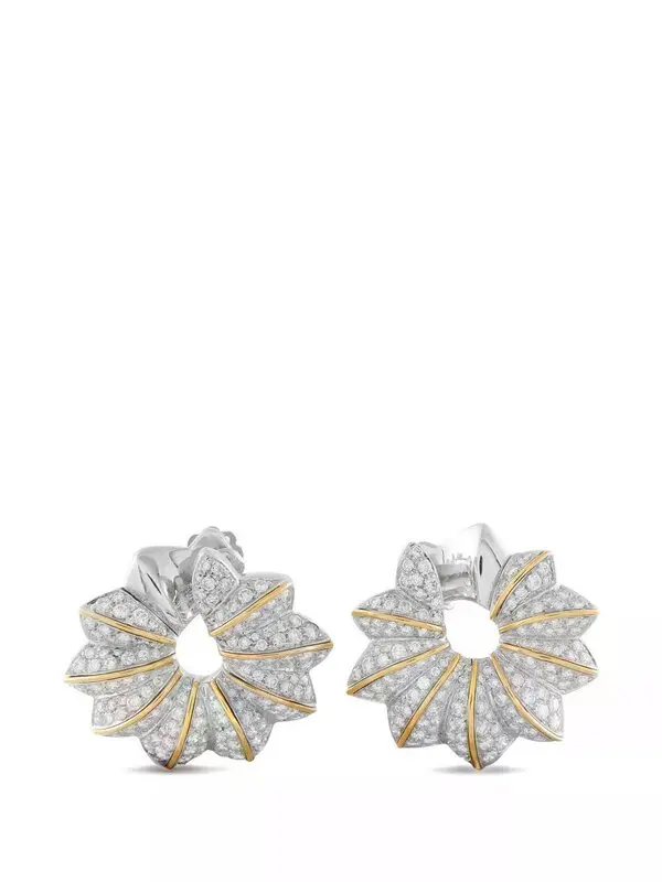 LB EXCLUSIVE Diamond Clip-on Earrings - Silver