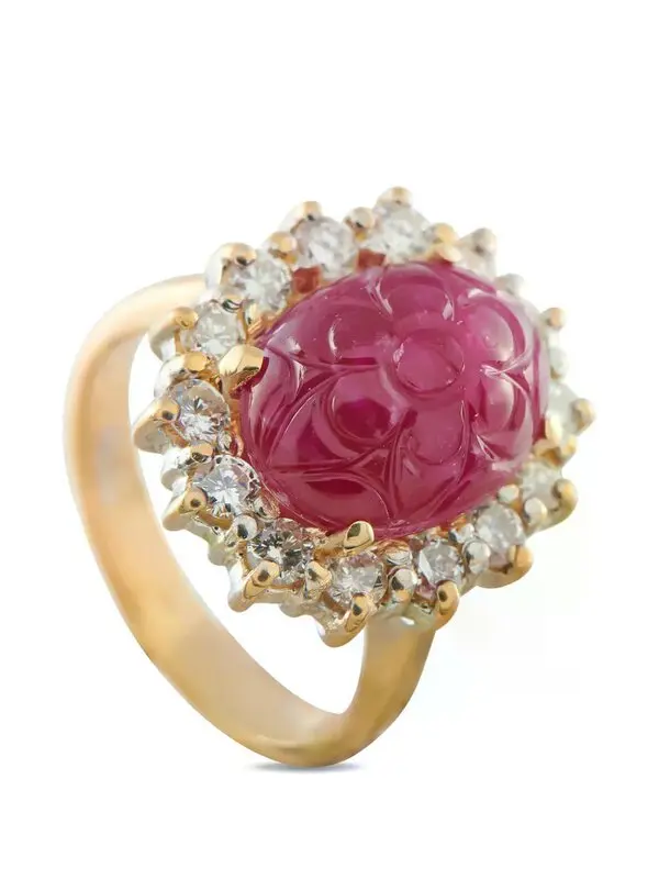 LB EXCLUSIVE Ruby And Diamond Ring