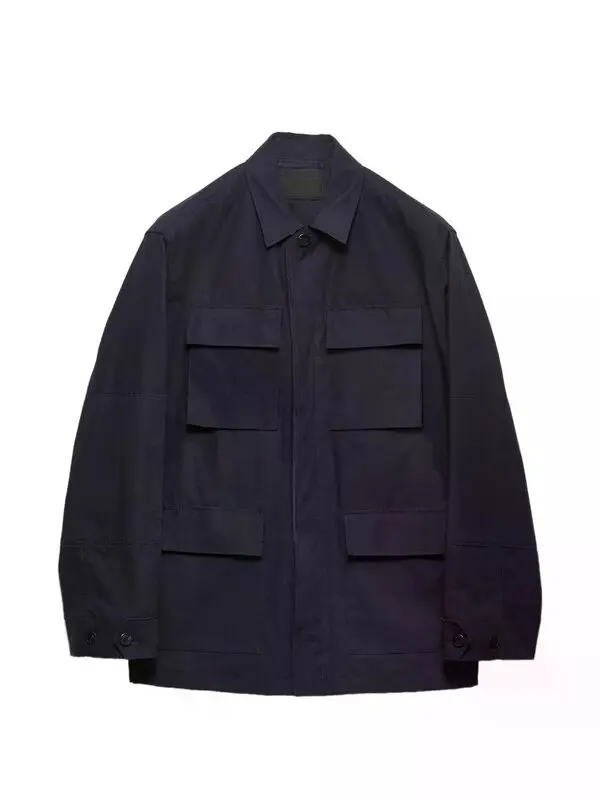 Prada Cotton Safari Jacket - Blue