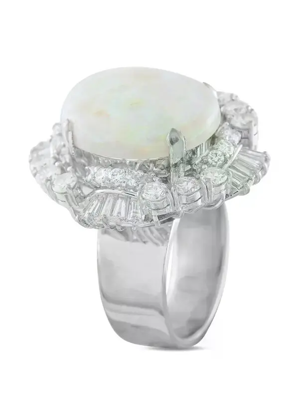 LB EXCLUSIVE Diamond And Opal Ring