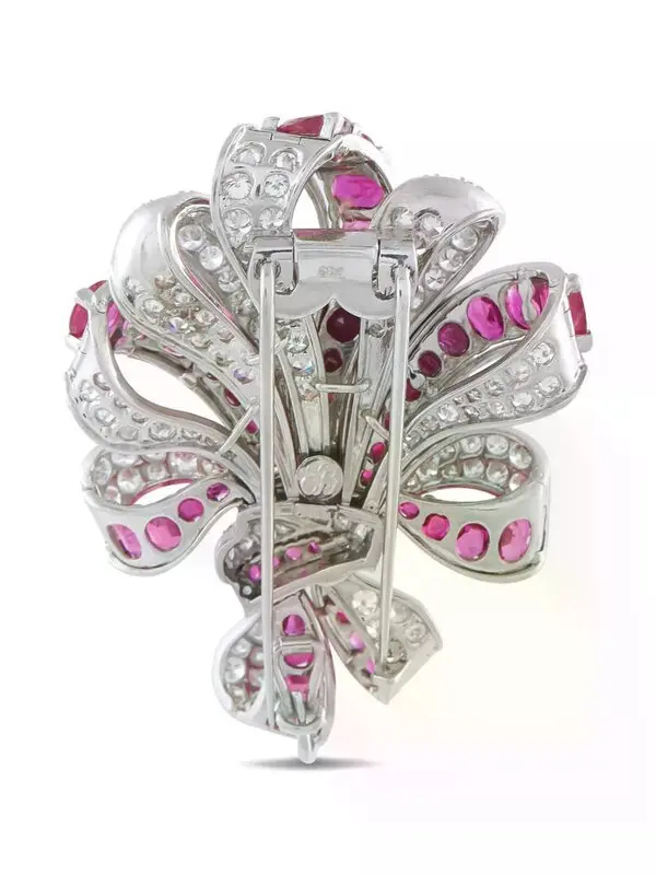 LB EXCLUSIVE Diamond And Ruby Brooch