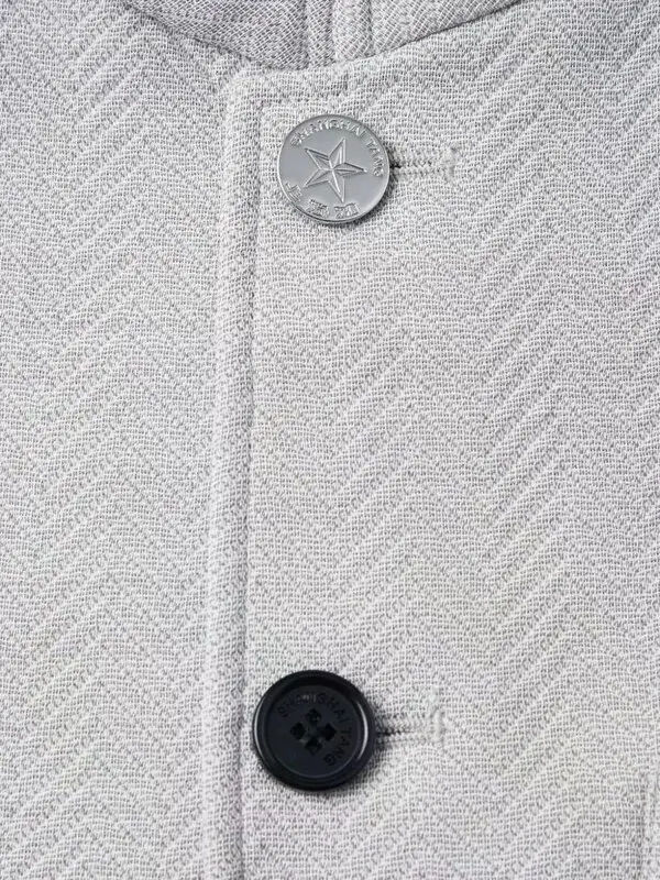 Shanghai Tang Button-detailed Jacket - Grey