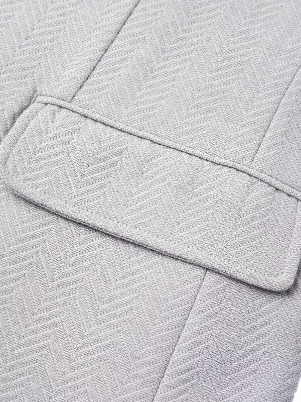 Shanghai Tang Button-detailed Jacket - Grey