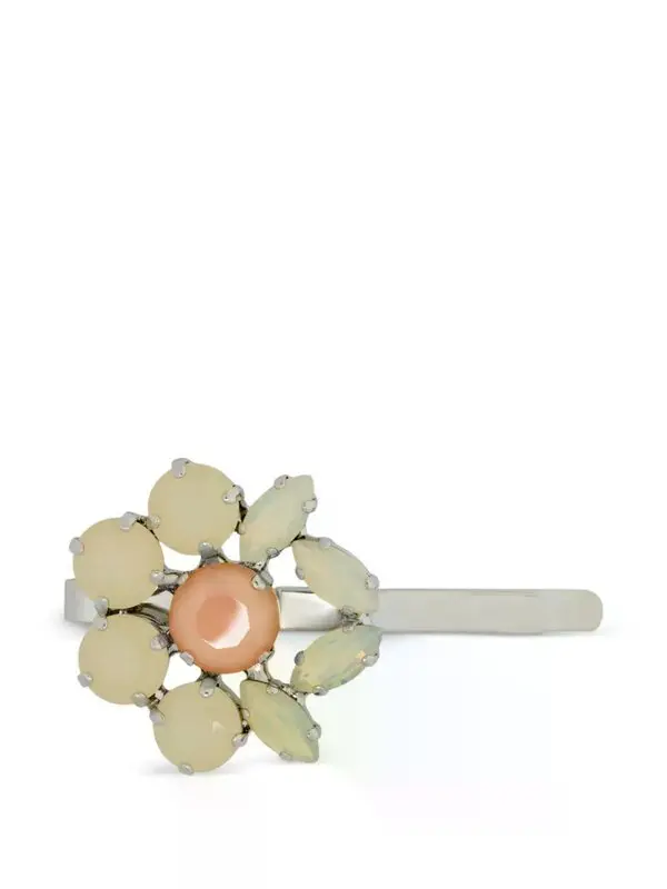Simone Rocha Heartbloom Hair Clip - Silver