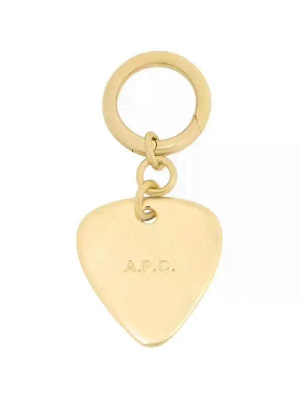 A.p.c. Mediator Keychain - Gold