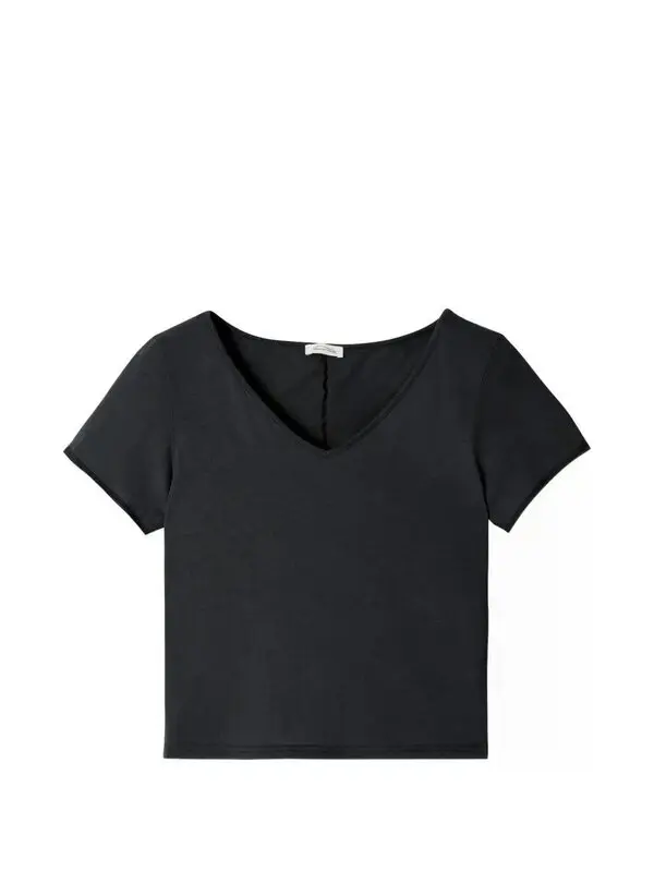 American Vintage V-neck Short-sleeve T-shirt - Black