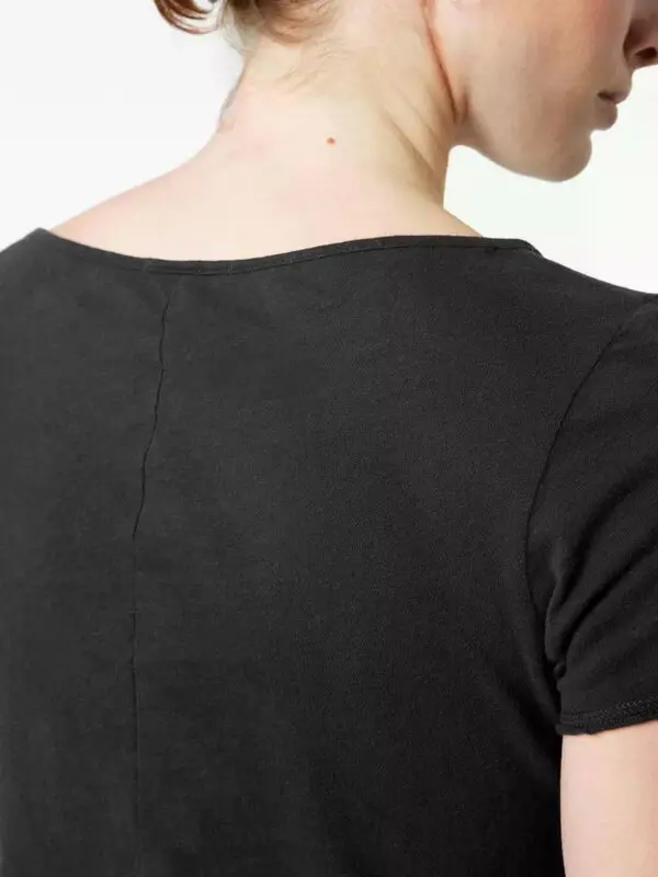 American Vintage V-neck Short-sleeve T-shirt - Black