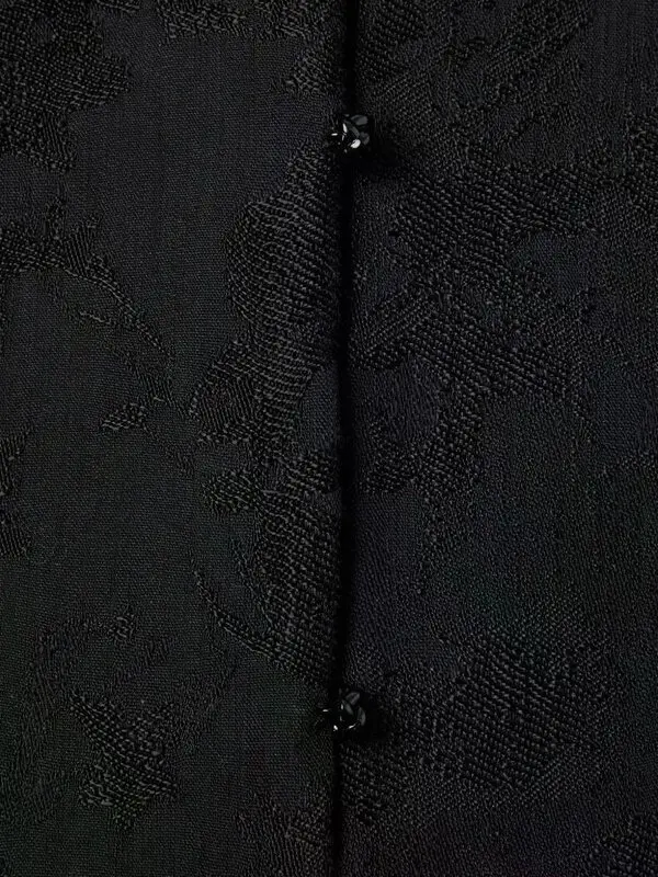 Shanghai Tang Jacquard Short Sleeve Jacket